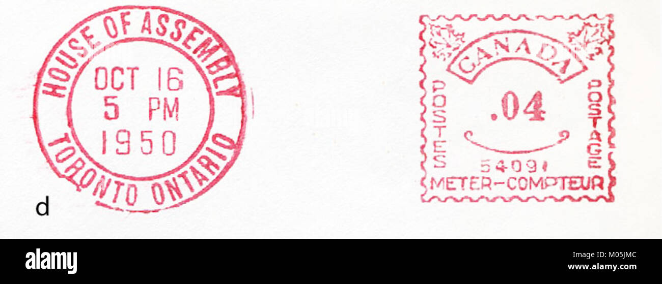 Canada stamp type B5Bd refers to a specific stamp in Canada's ...