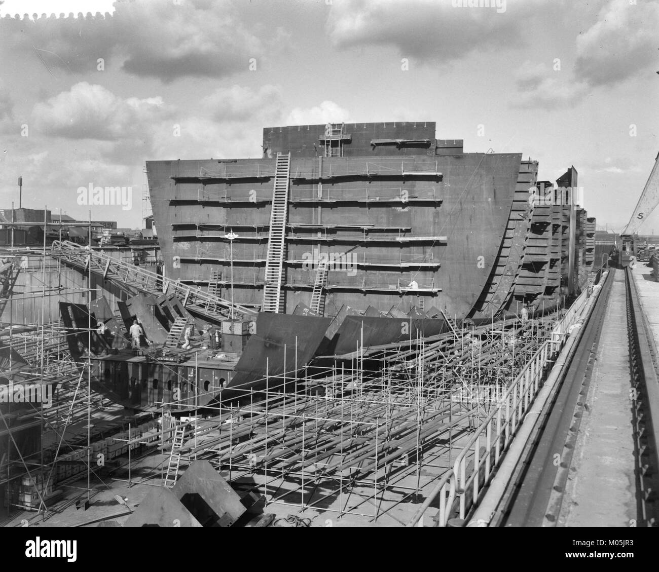 This title refers to the construction of the largest dock in Europe, a ...