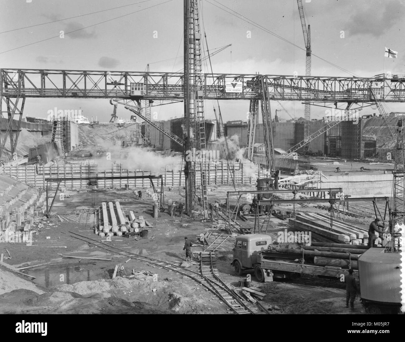 The construction of Europe's largest dock was a significant achievement ...