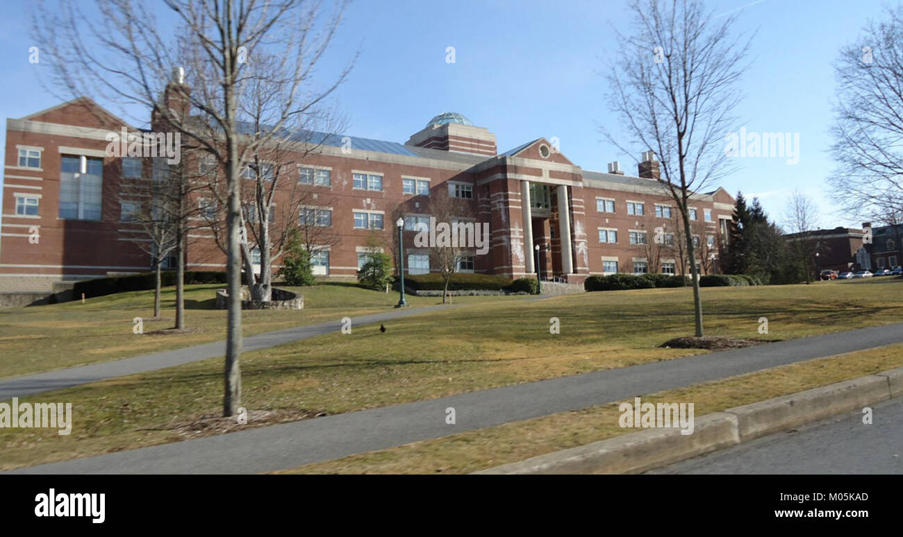 The photograph depicts Bucknell University in 2012, showcasing the ...