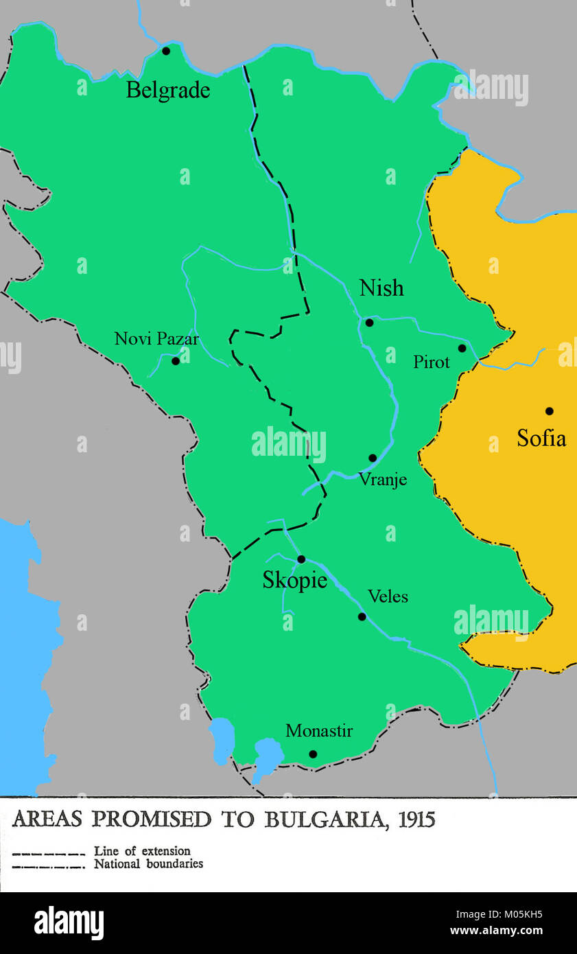 The Bulgarian acquisitions under Treaty IX of 1915 refer to territorial ...