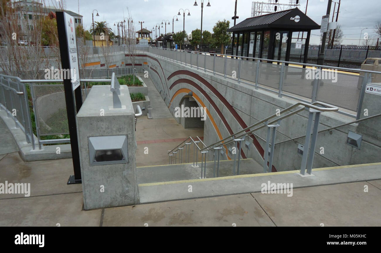 CalTrain Station in Santa Clara, California, serves as a key ...