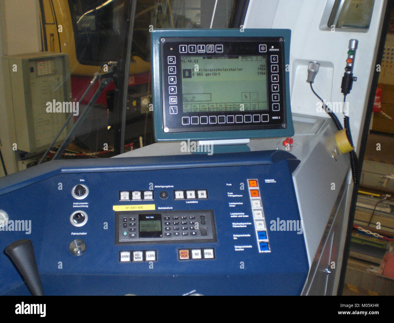 The BR481 drivers display is a component used in railway systems ...