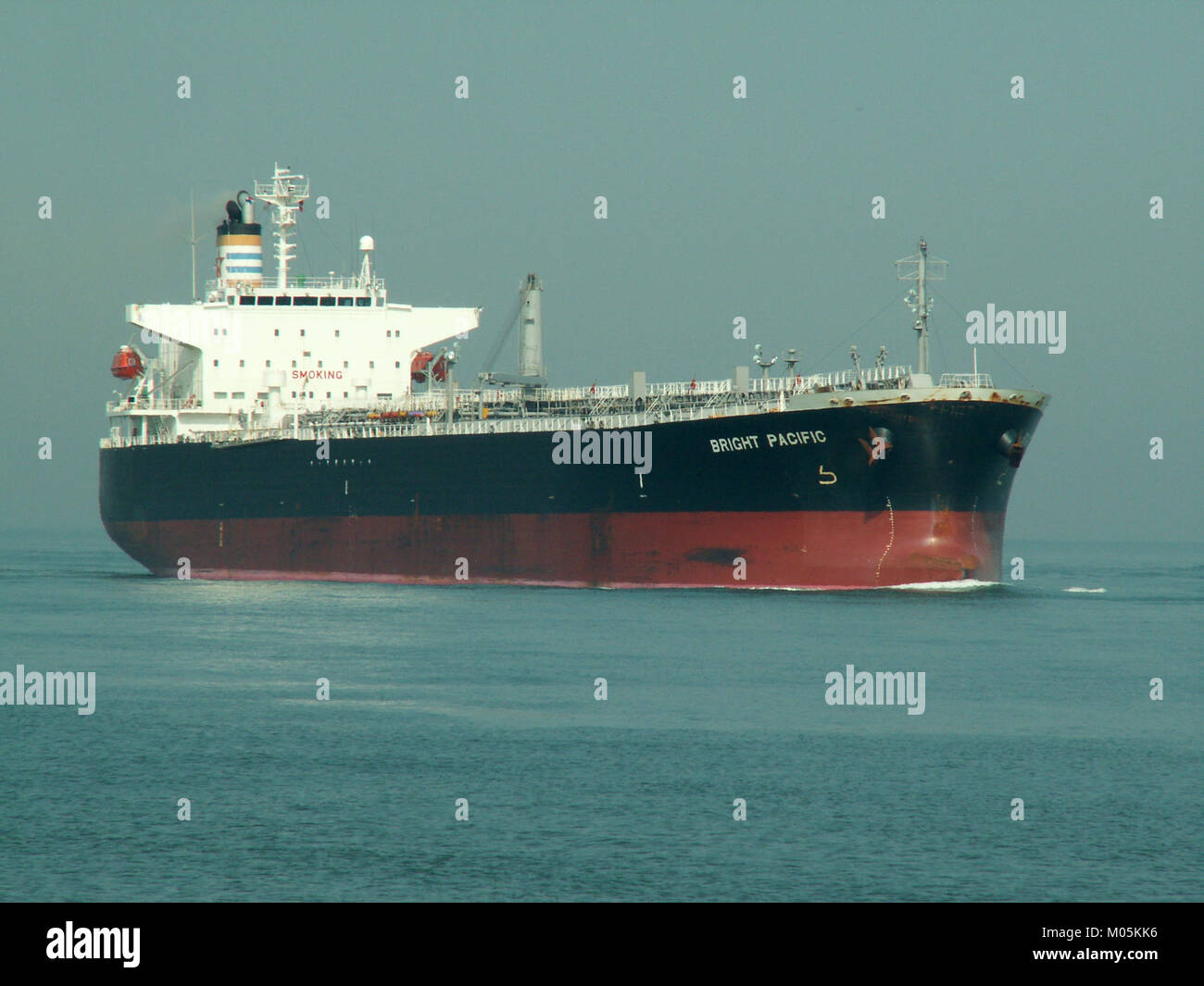 This title refers to the Bright Pacific vessel, identified by its IMO ...