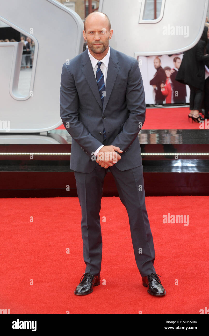 Jason Statham attends the UK Premiere of Spy at Odeon Leicester Square ...