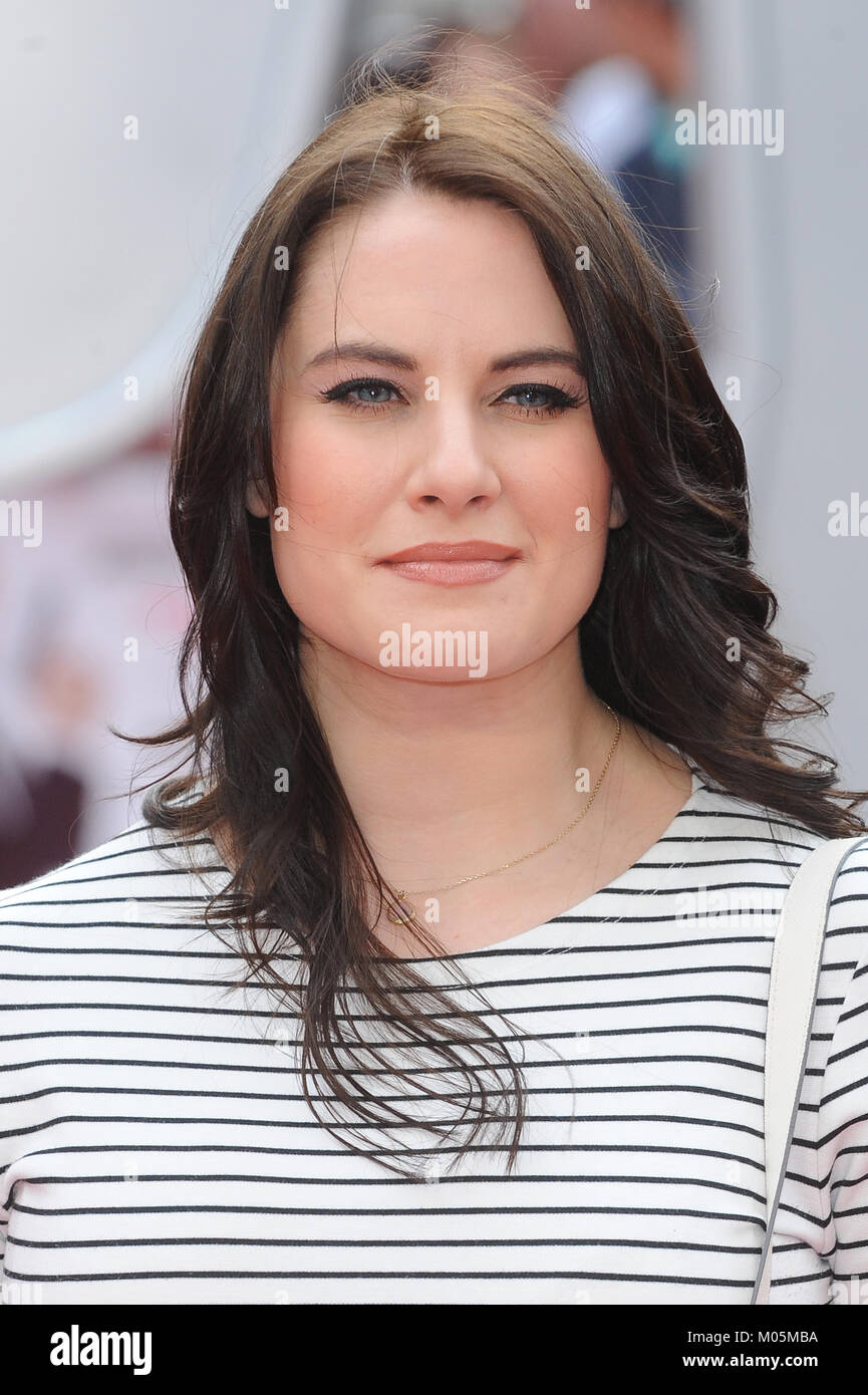 Kat Shoob attends the UK Premiere of Spy at Odeon Leicester Square in ...
