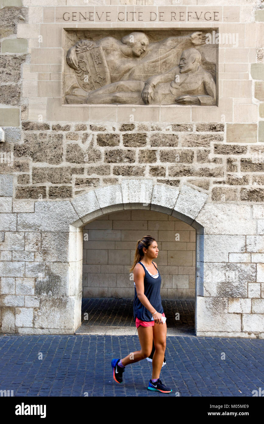 Switzerland, Geneva, the Molard Tower / At years 1903-1905 and 1907 ...