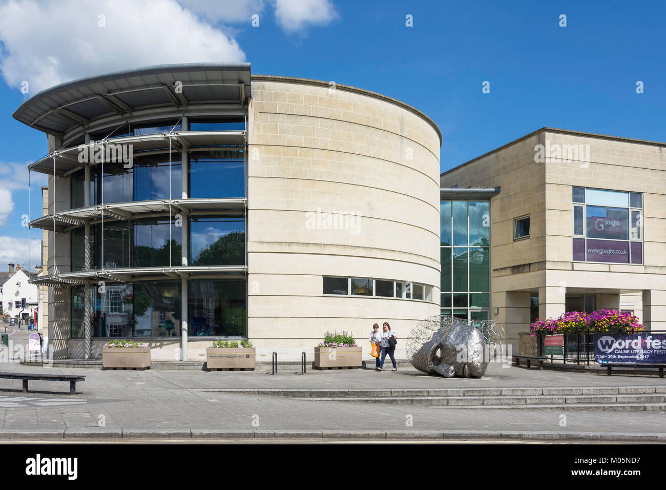 Library the strand calne modern architecture glass wiltshire tow hi-res ...