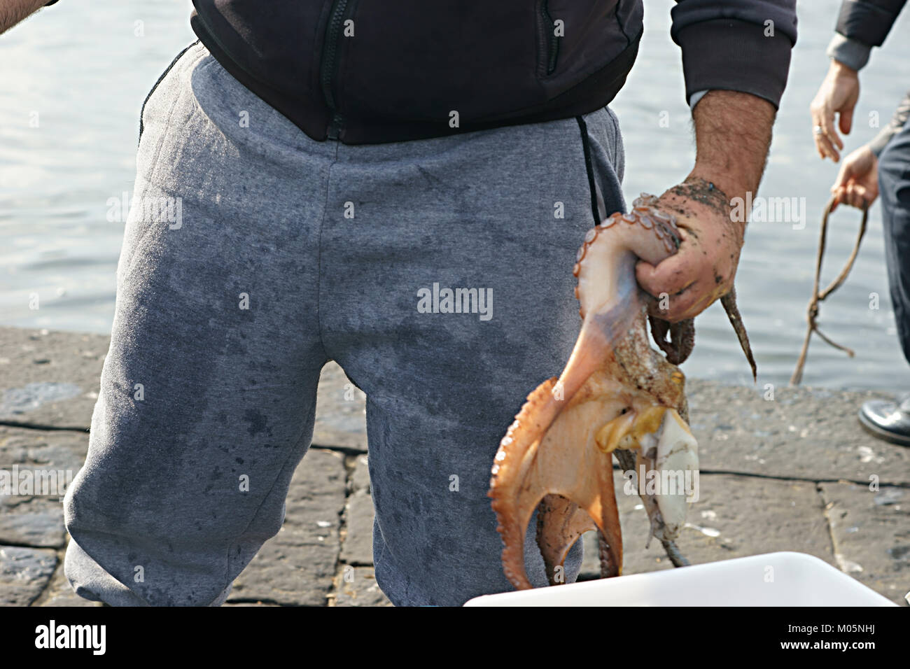 Octopus fisherman hi-res stock photography and images - Alamy