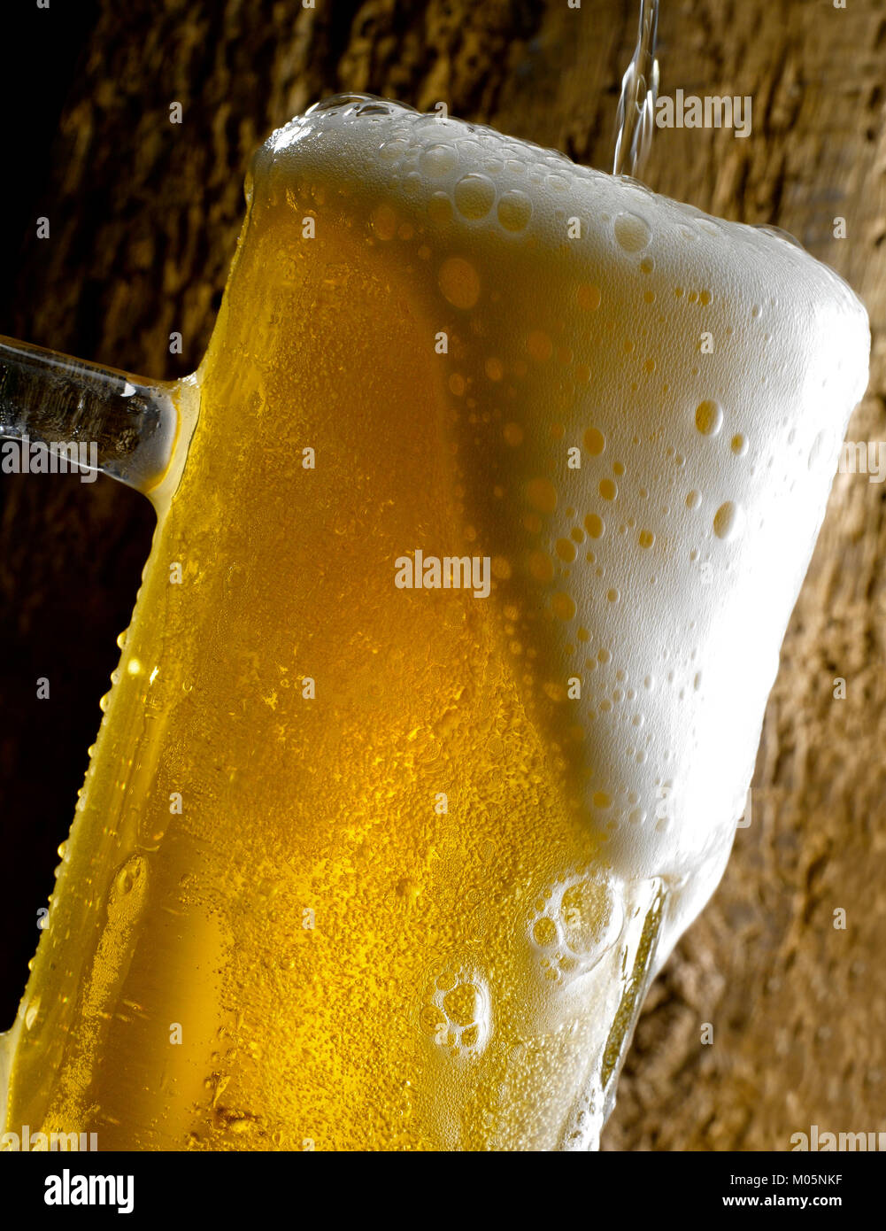 fresh beer in all its forms and in all its carbonation Stock Photo - Alamy