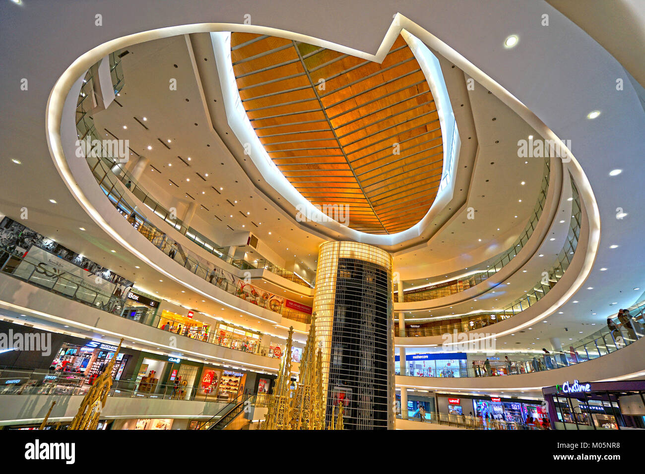 Curve Interior, Senayan City Mall, Jakarta, Indonesia Stock Photo - Alamy