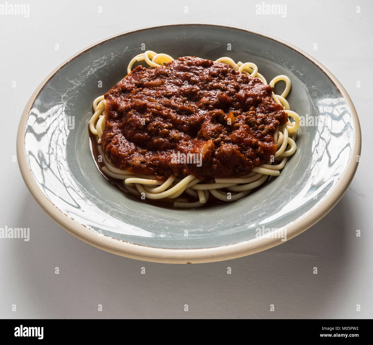 plate of spaghetti Stock Photo - Alamy