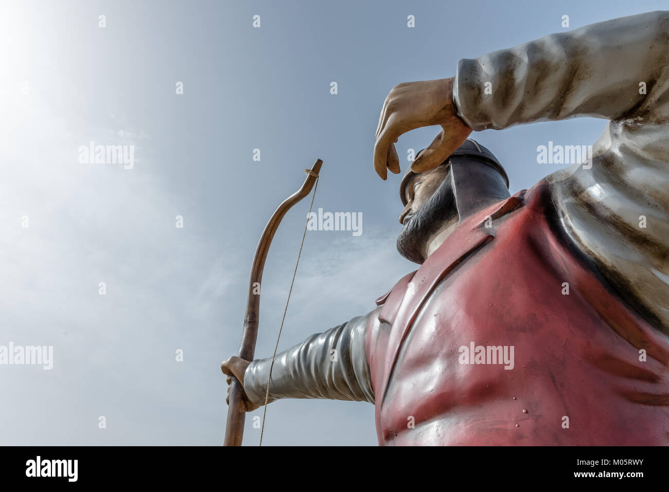 Statue of man archer in Istanbul while shooting arrow,Turkey.ISTANBUL ...