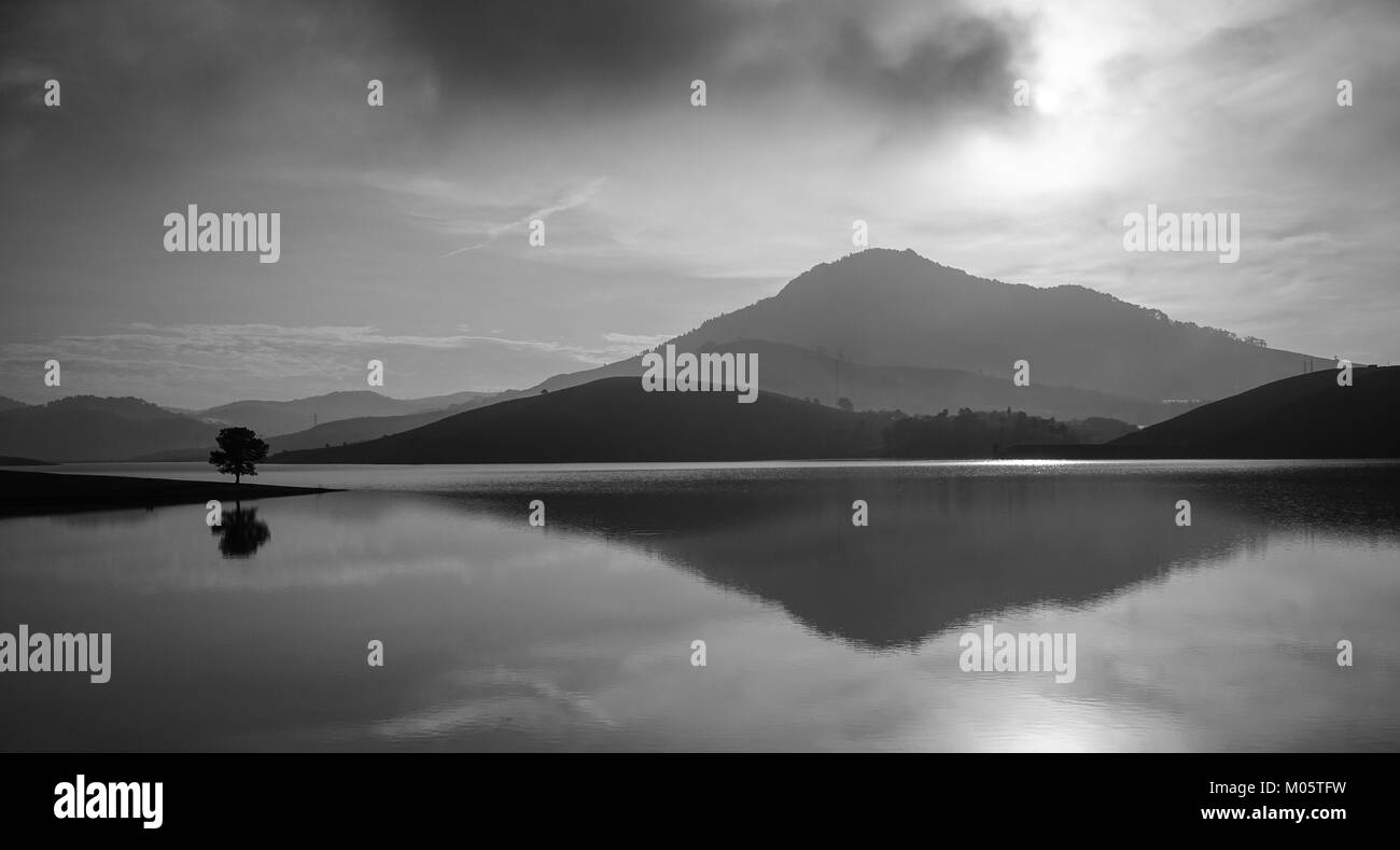 Natural background early spring Black and White Stock Photos & Images ...