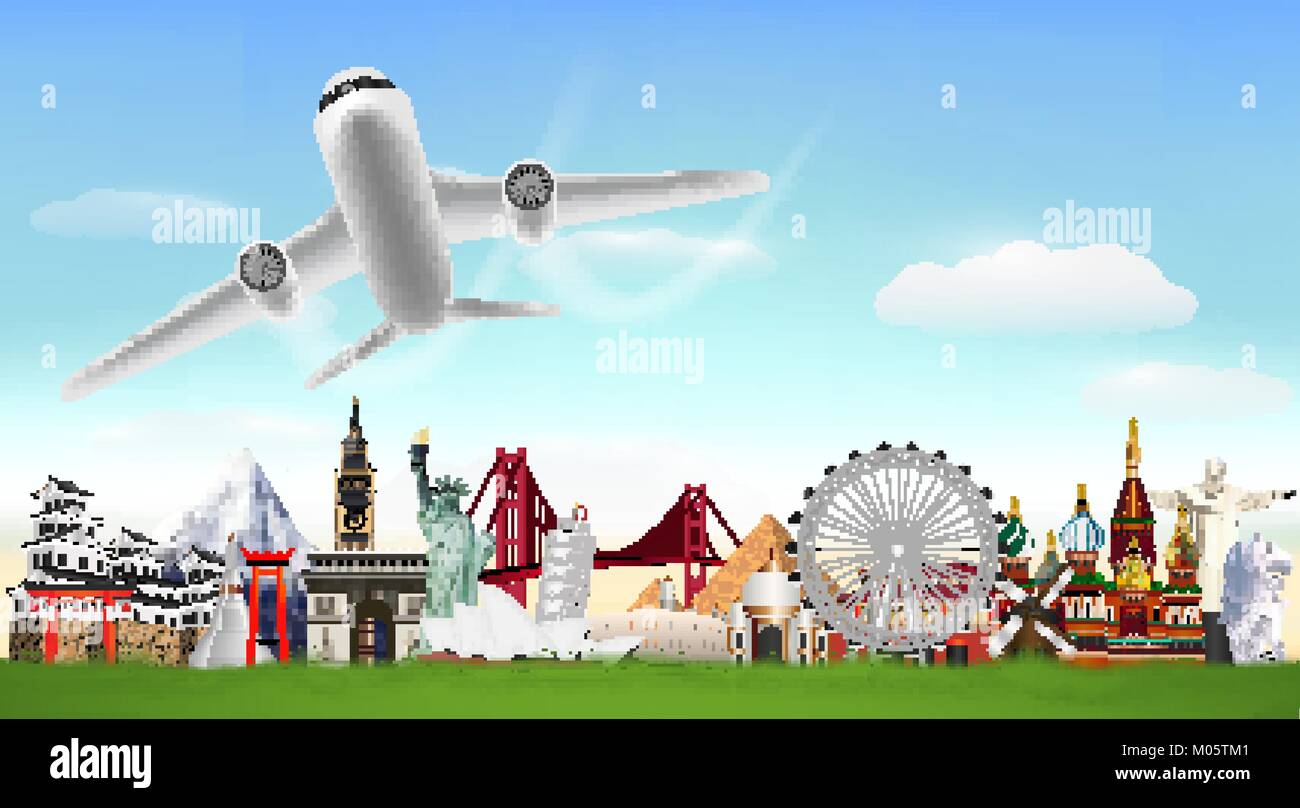 World famous landmarks russia Stock Vector Images - Alamy