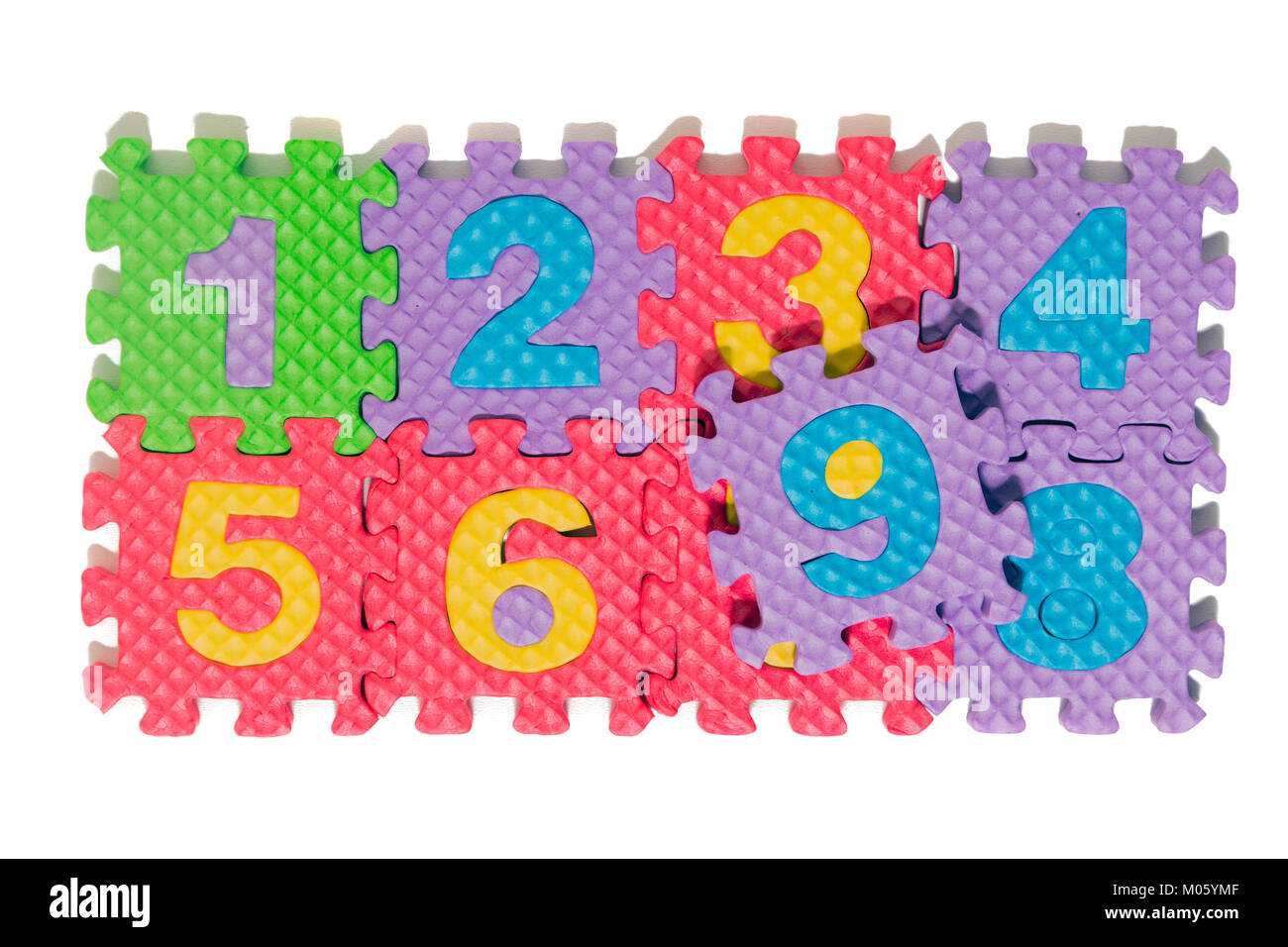 Kindergarten kids learning numbers Cut Out Stock Images & Pictures - Alamy