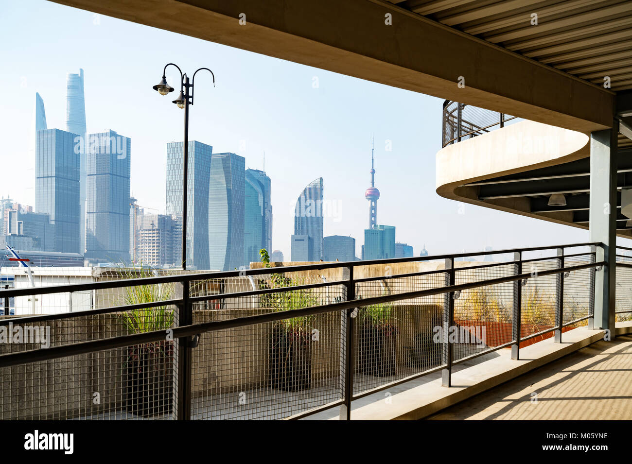Shanghai skyline with modern urban skyscrapers, China Stock Photo - Alamy