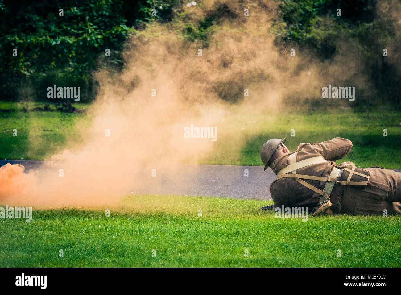 Mock Battle High Resolution Stock Photography and Images - Alamy
