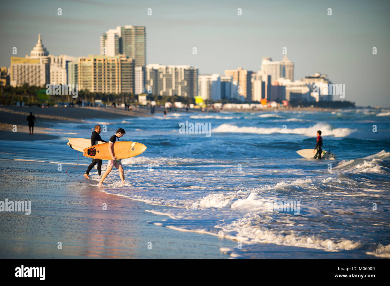 Miami surfer south beach hi-res stock photography and images - Alamy