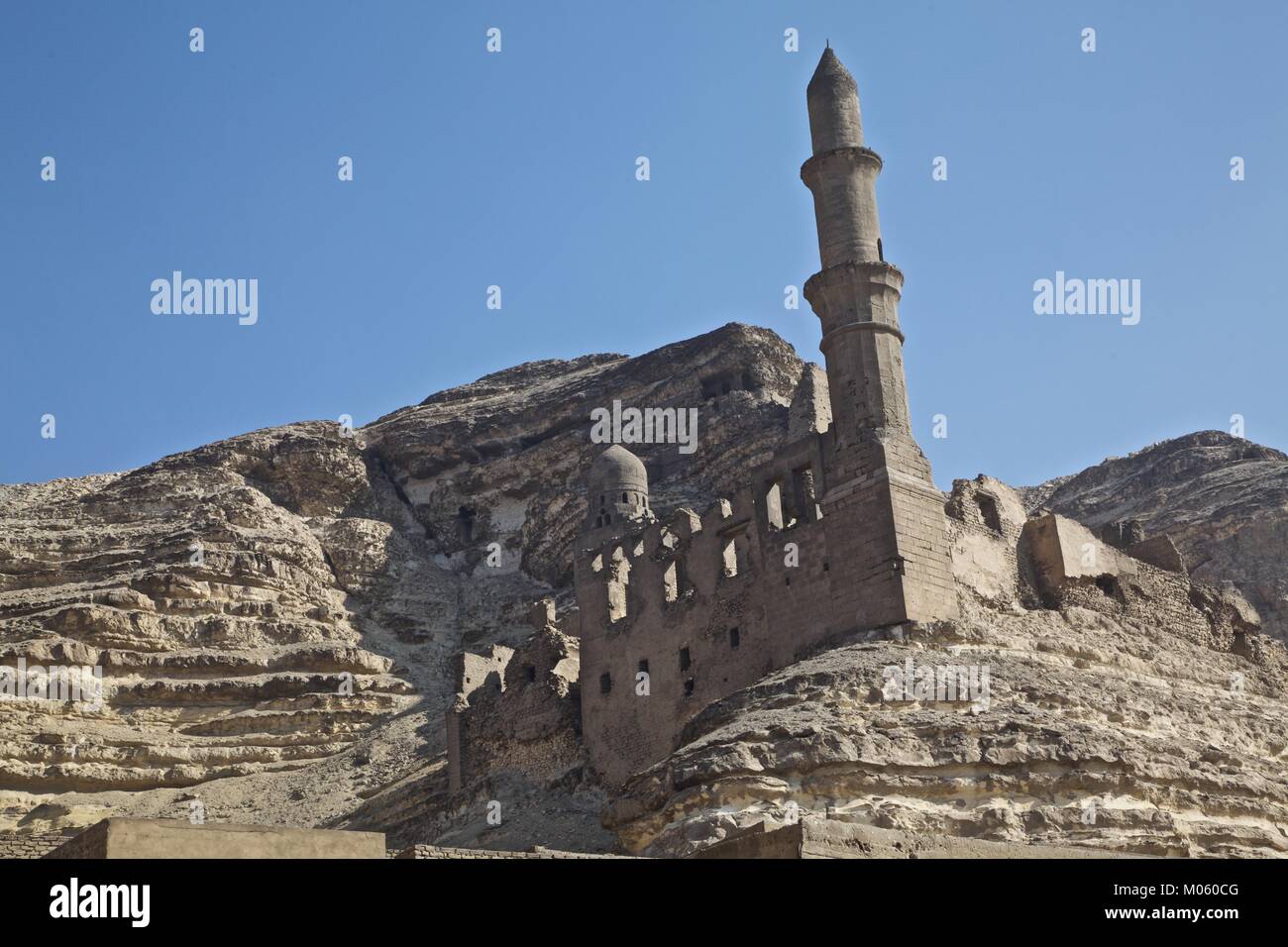 Egypt Cairo Minorette ruin above the City of the Dead Stock Photo - Alamy