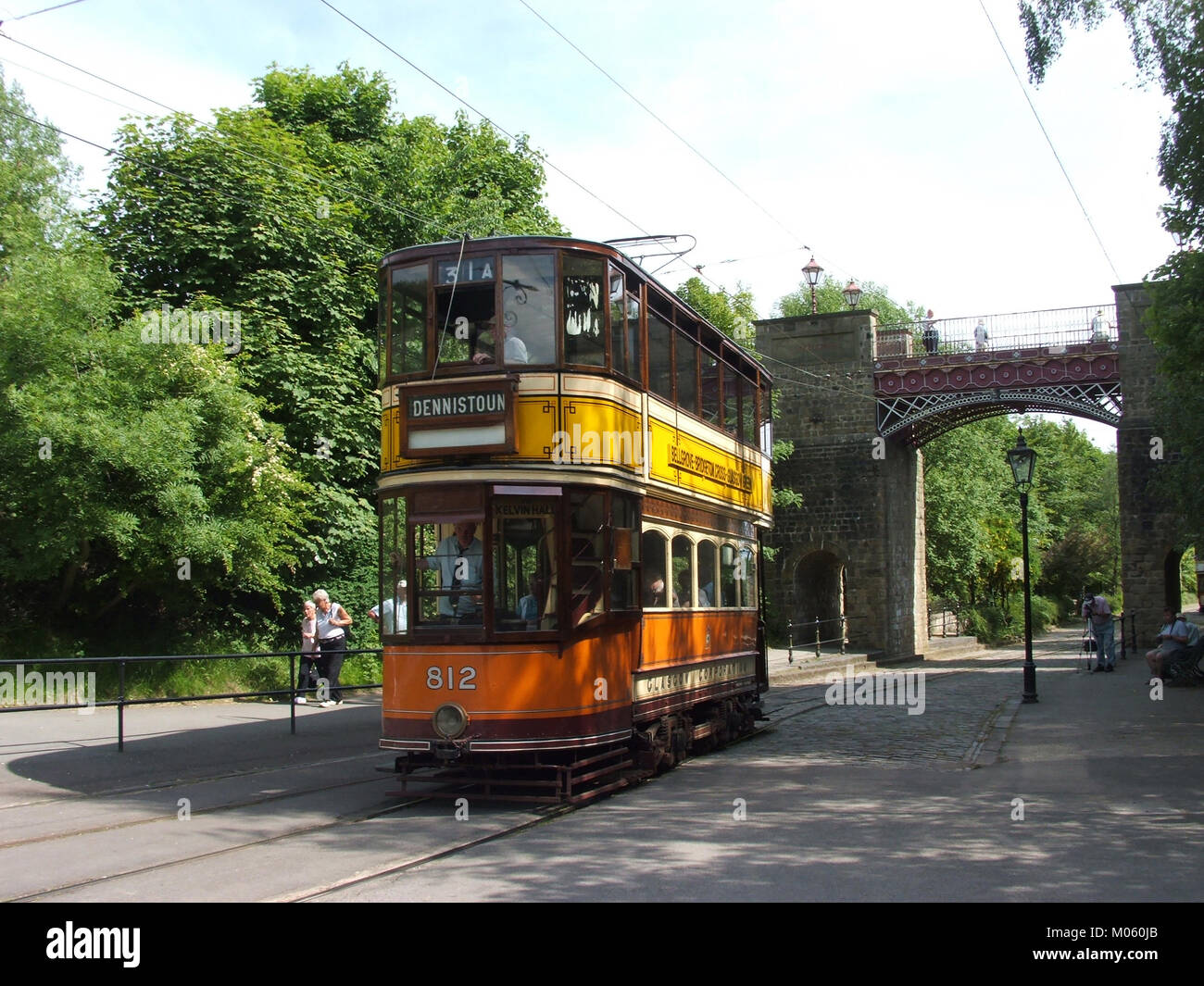 National tramway museum crich tramway village hi-res stock photography ...