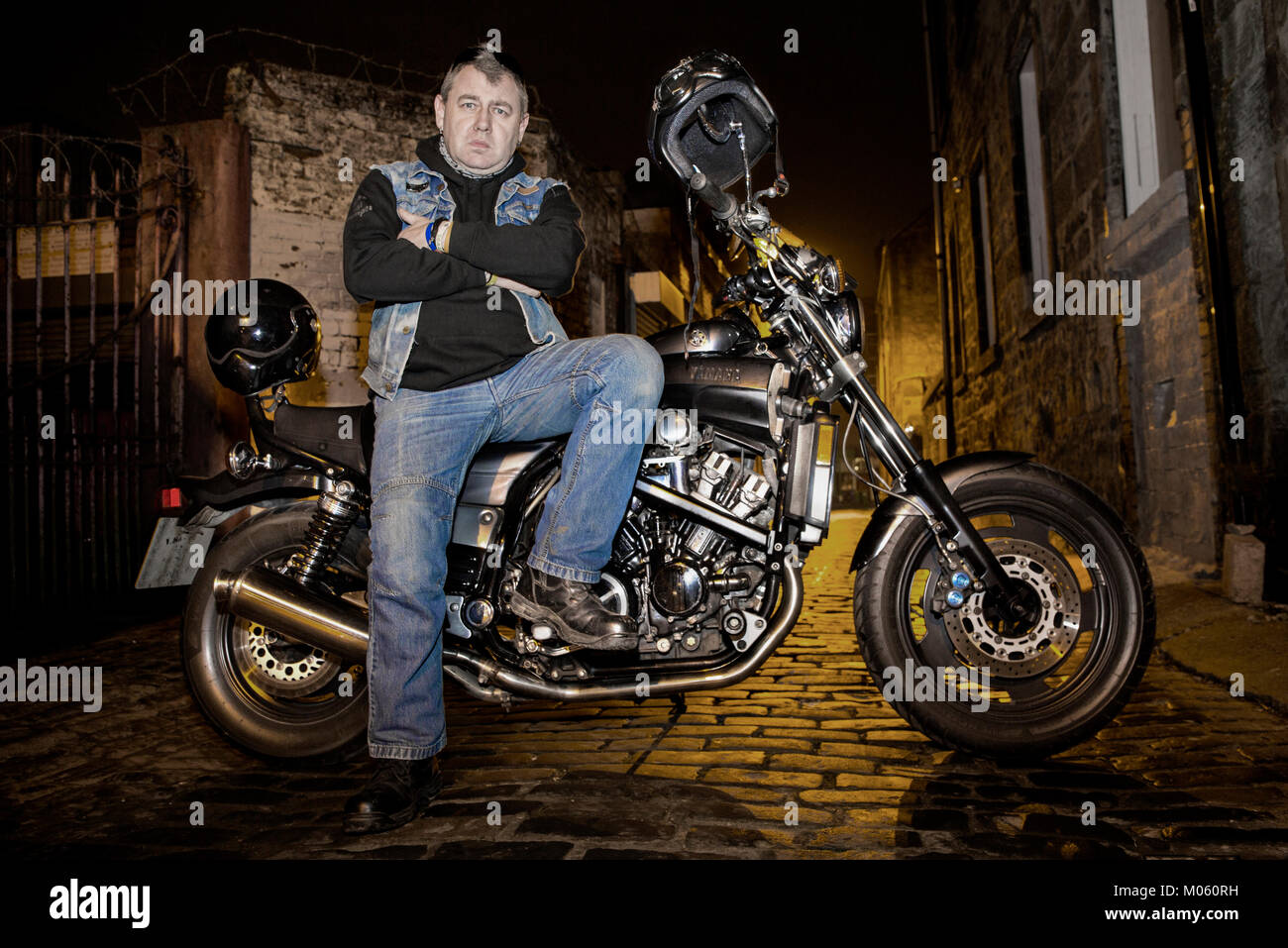 Biker glass hi-res stock photography and images - Alamy