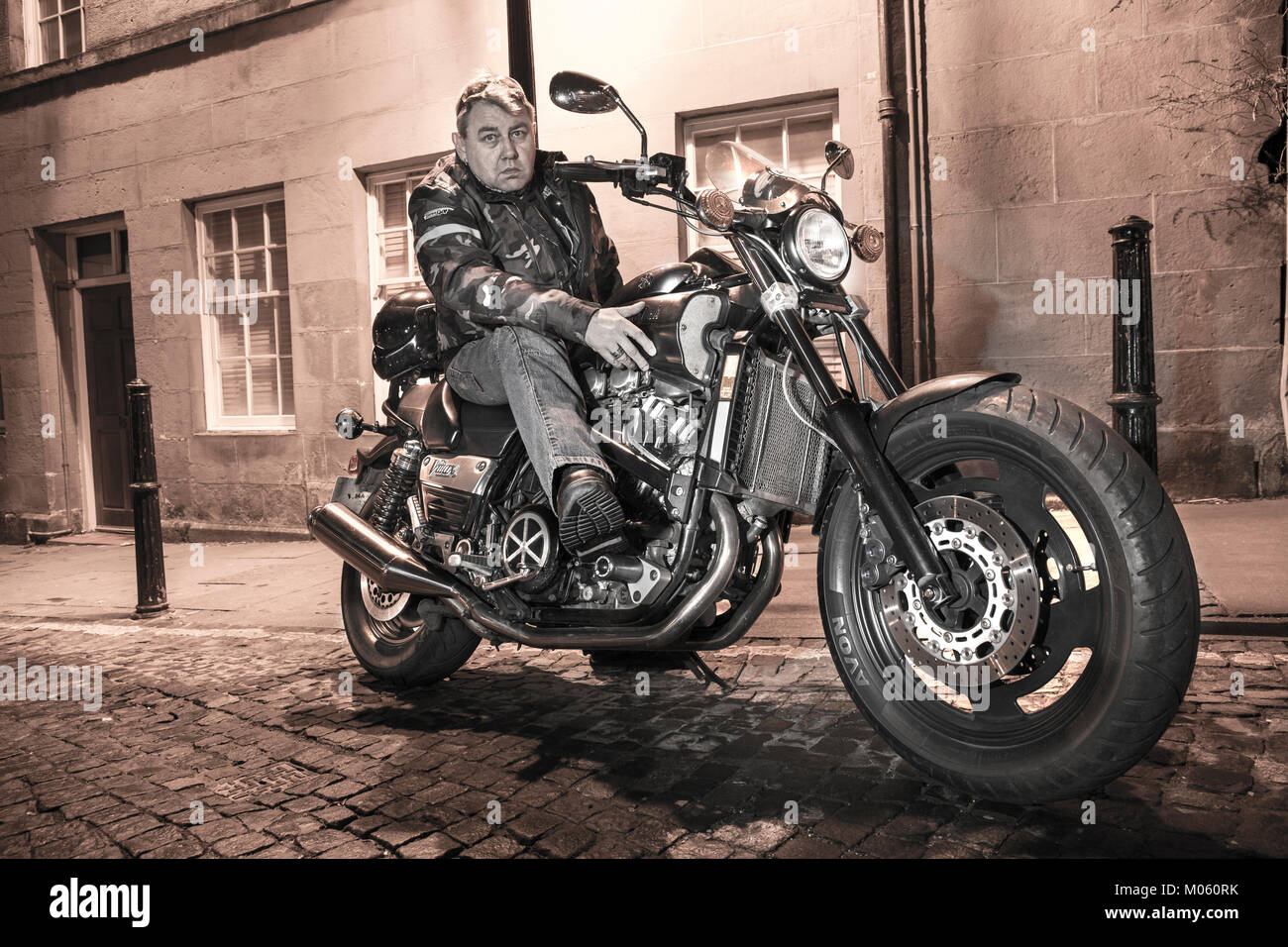 Biker glass hi-res stock photography and images - Alamy