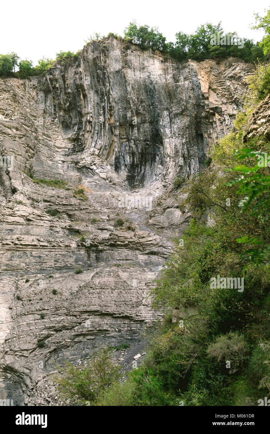 Rocky cliff with trees hi-res stock photography and images - Alamy