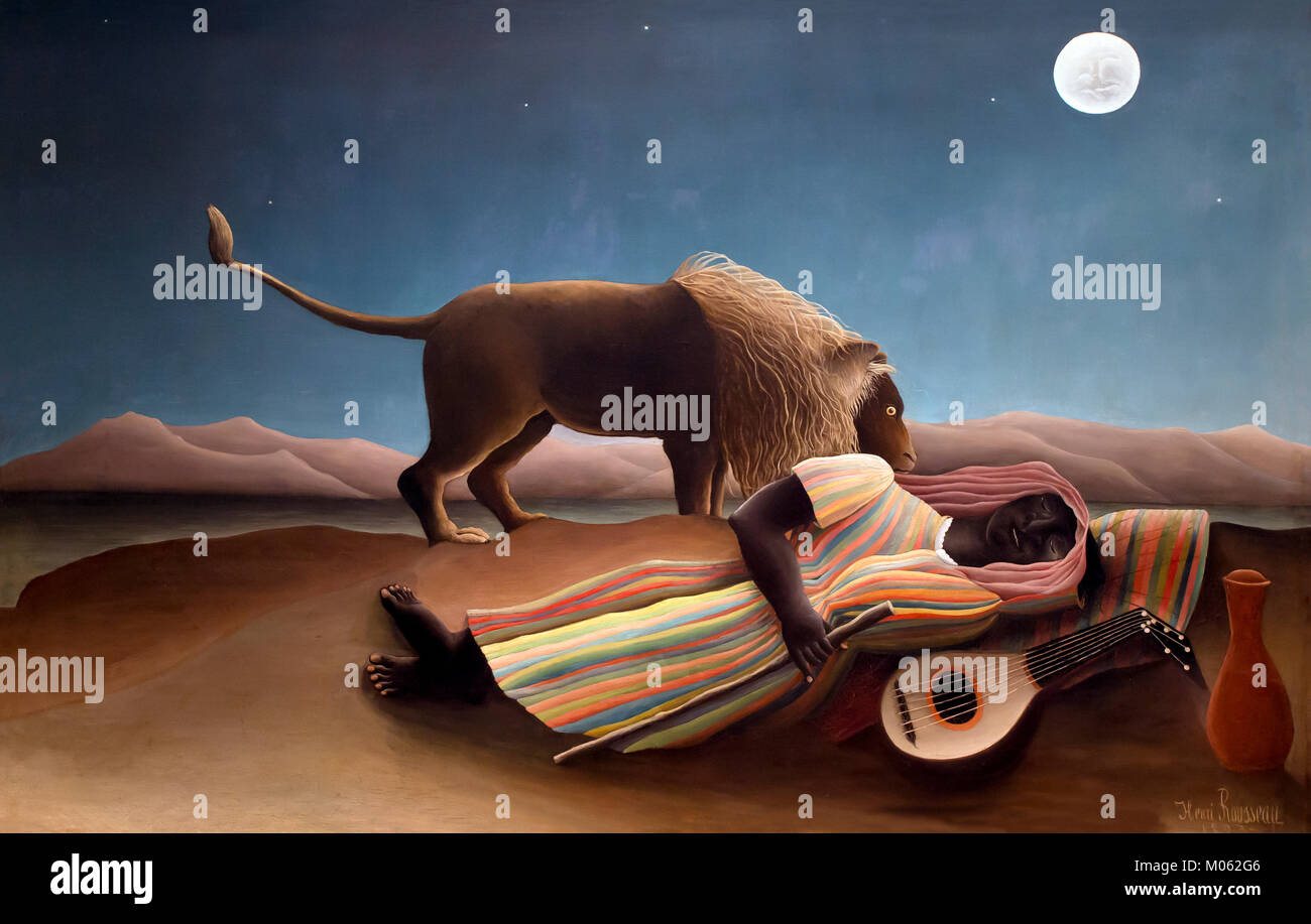 The sleeping gypsy henri rousseau hi-res stock photography and images ...