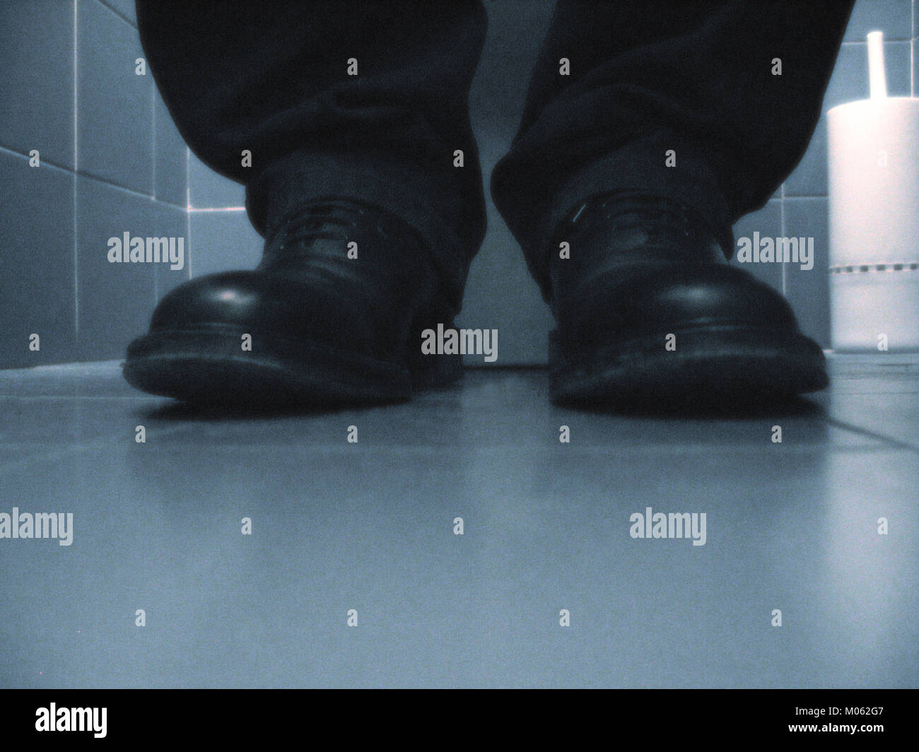 man at the toilet Stock Photo - Alamy
