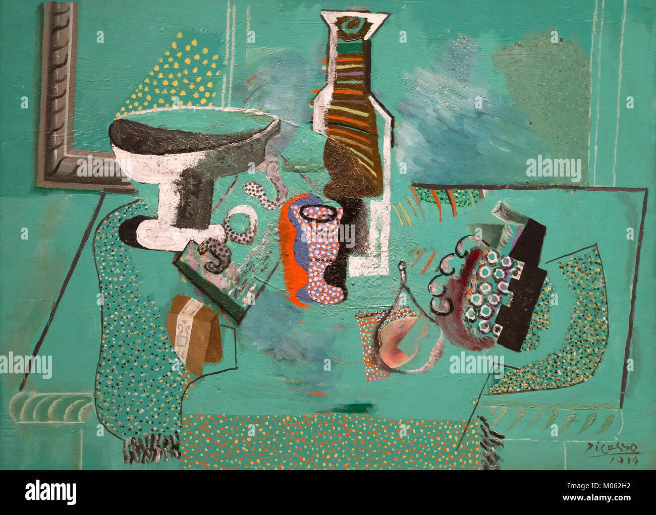 Pablo Picasso Still Life With Chair Caning