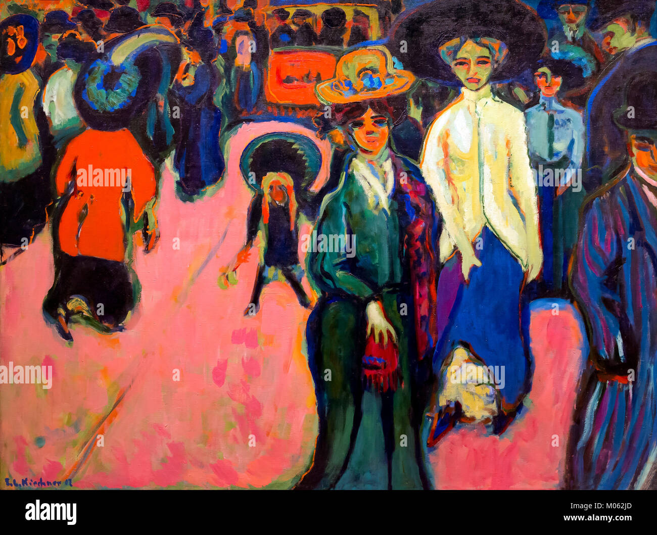 Street, Dresden, Ernst Ludwig Kirchner, 1908 Stock Photo - Alamy