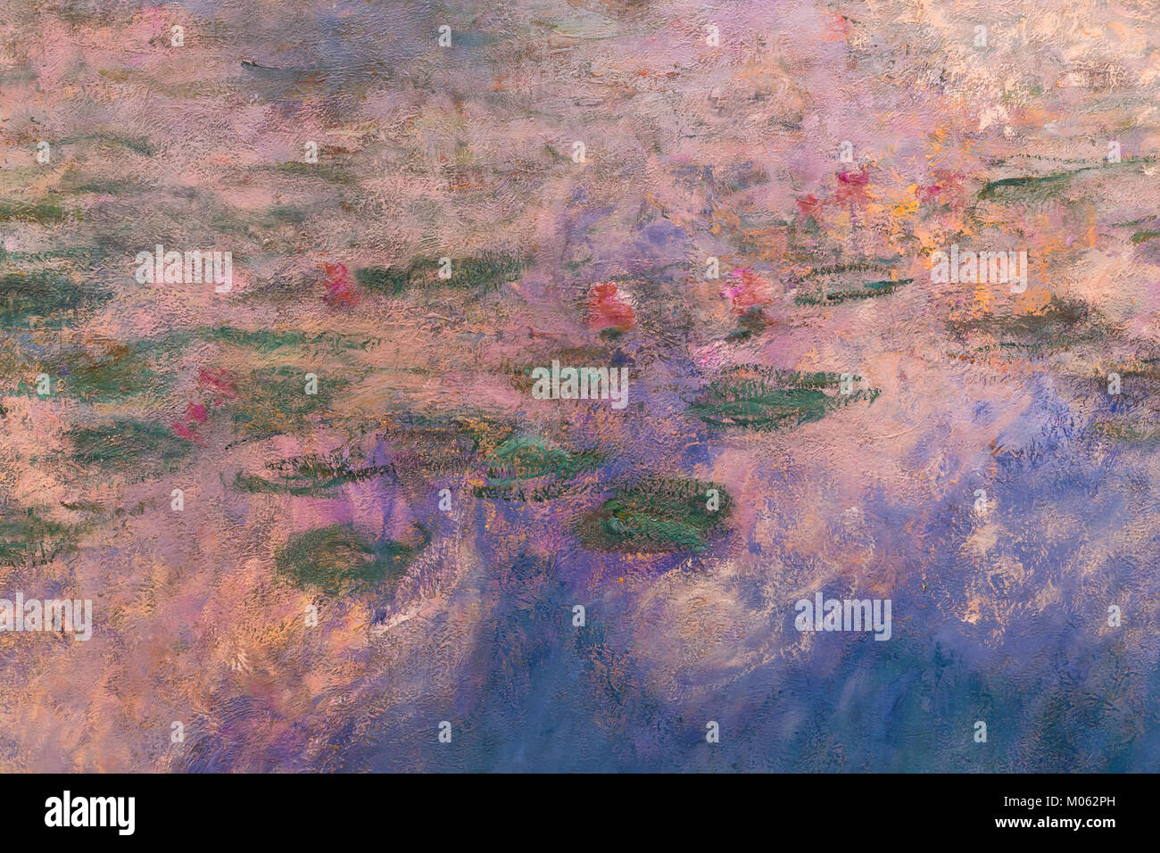 Water lilies painting by claude monet hi-res stock photography and ...