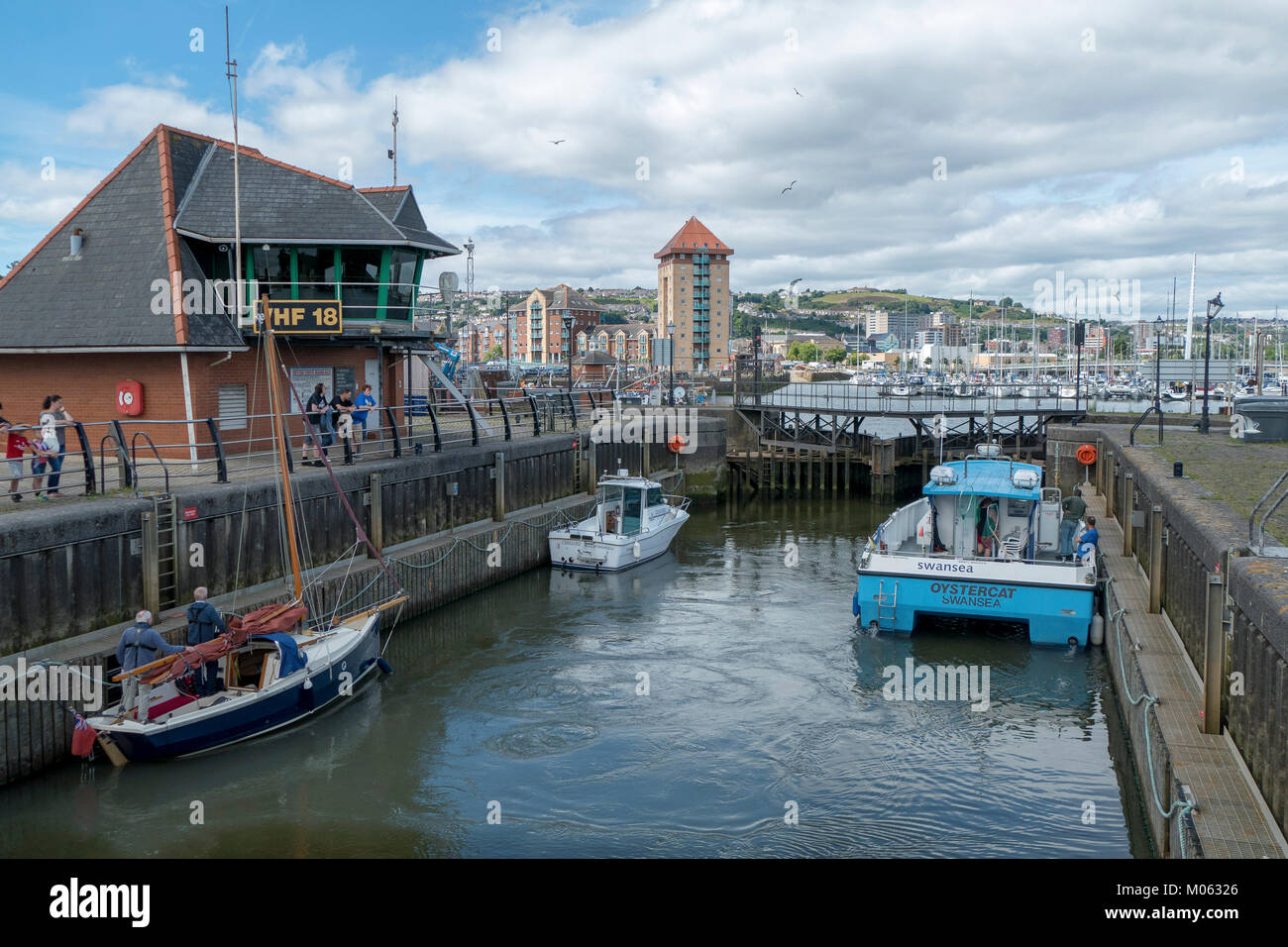 swansea marina dock docks harbour port boat boats boating wales ...