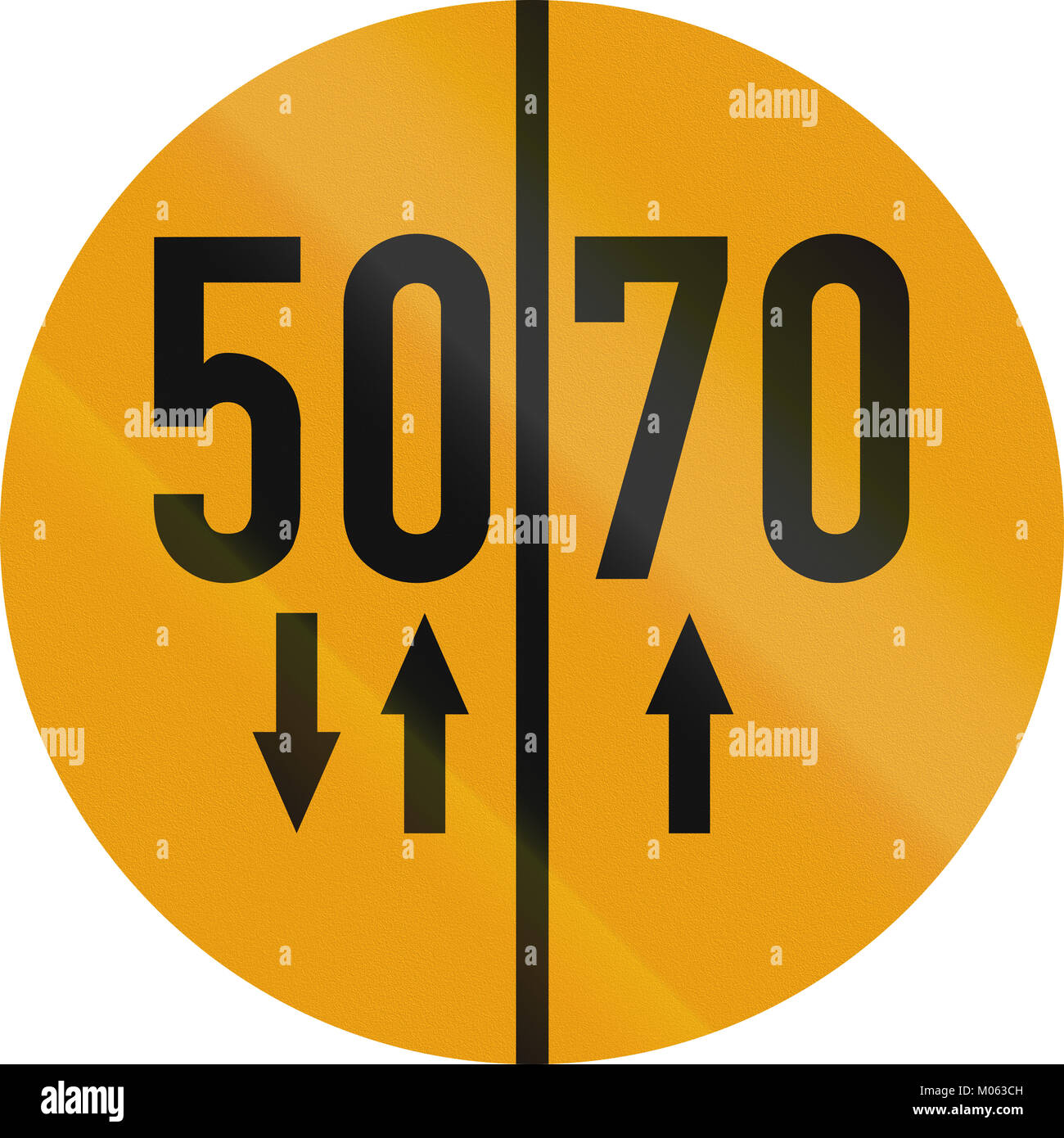 German information road sign of the Federal Ministry of Defence about ...