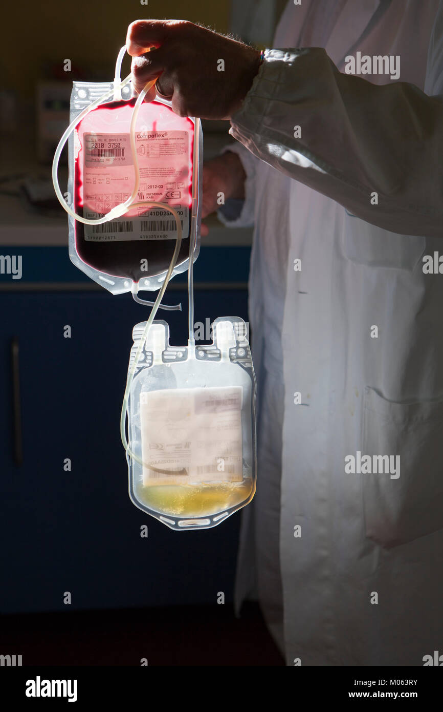 Doctor holding in hand separation hi-res stock photography and images ...