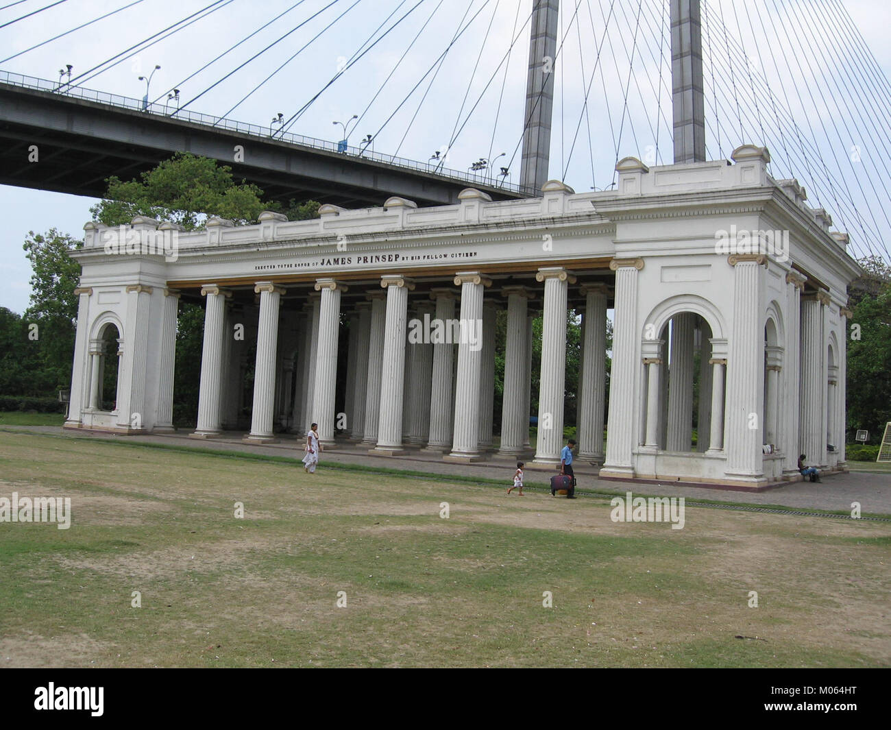 Prinsep's Ghat, a colonial-era monument in Kolkata, India, built in ...