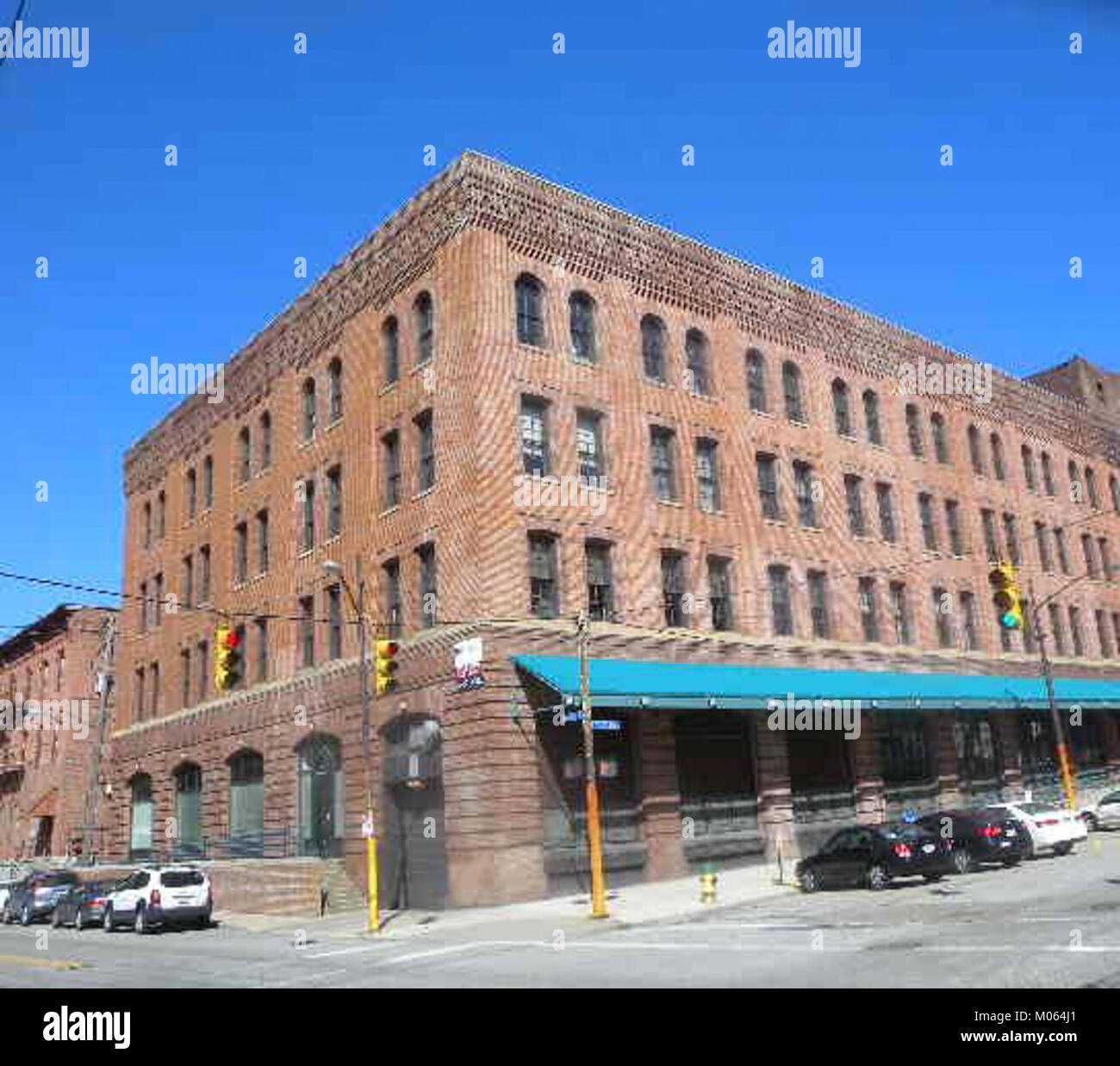 A brick building by Forbes Stevenson, known for its distinctive design ...