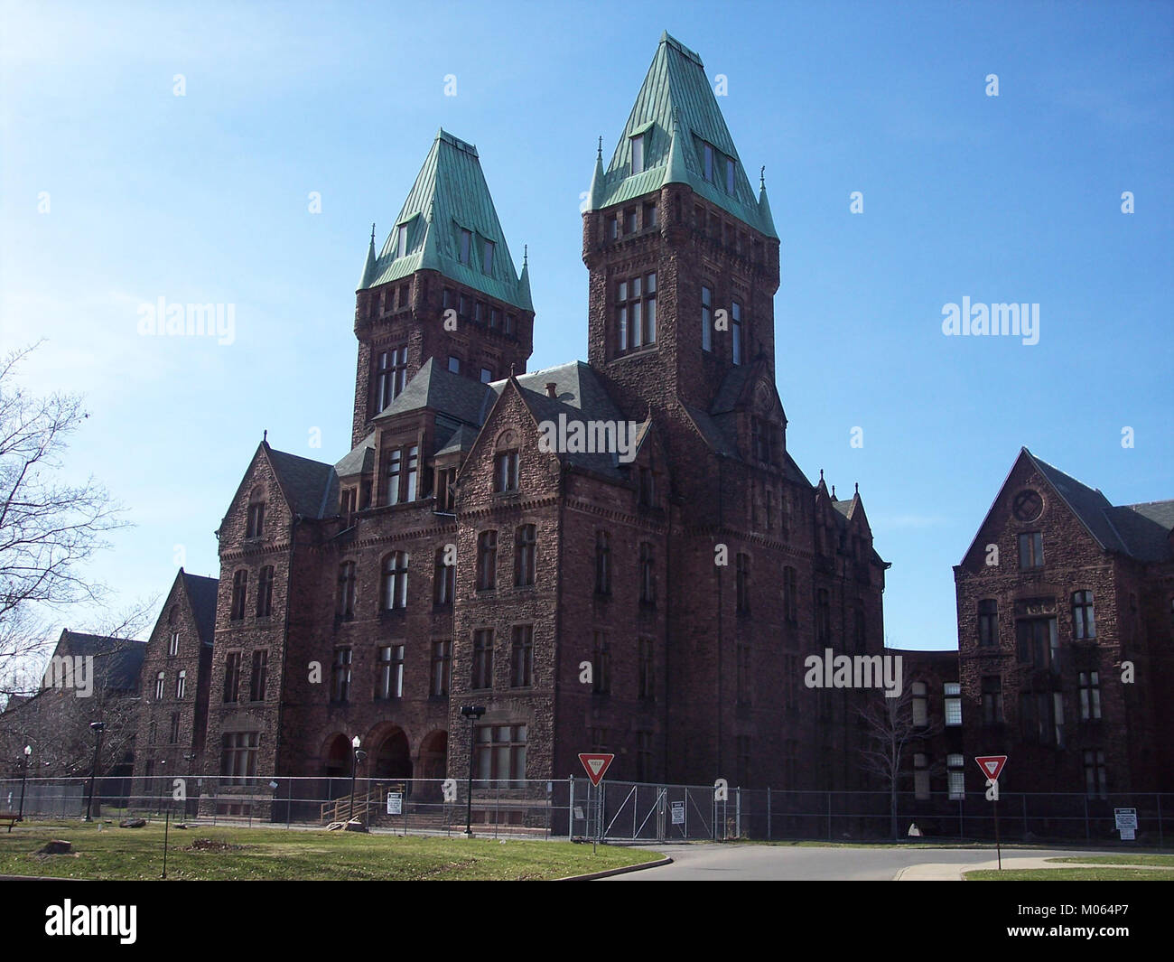Buffalo Psy Admin Building Stock Photo - Alamy