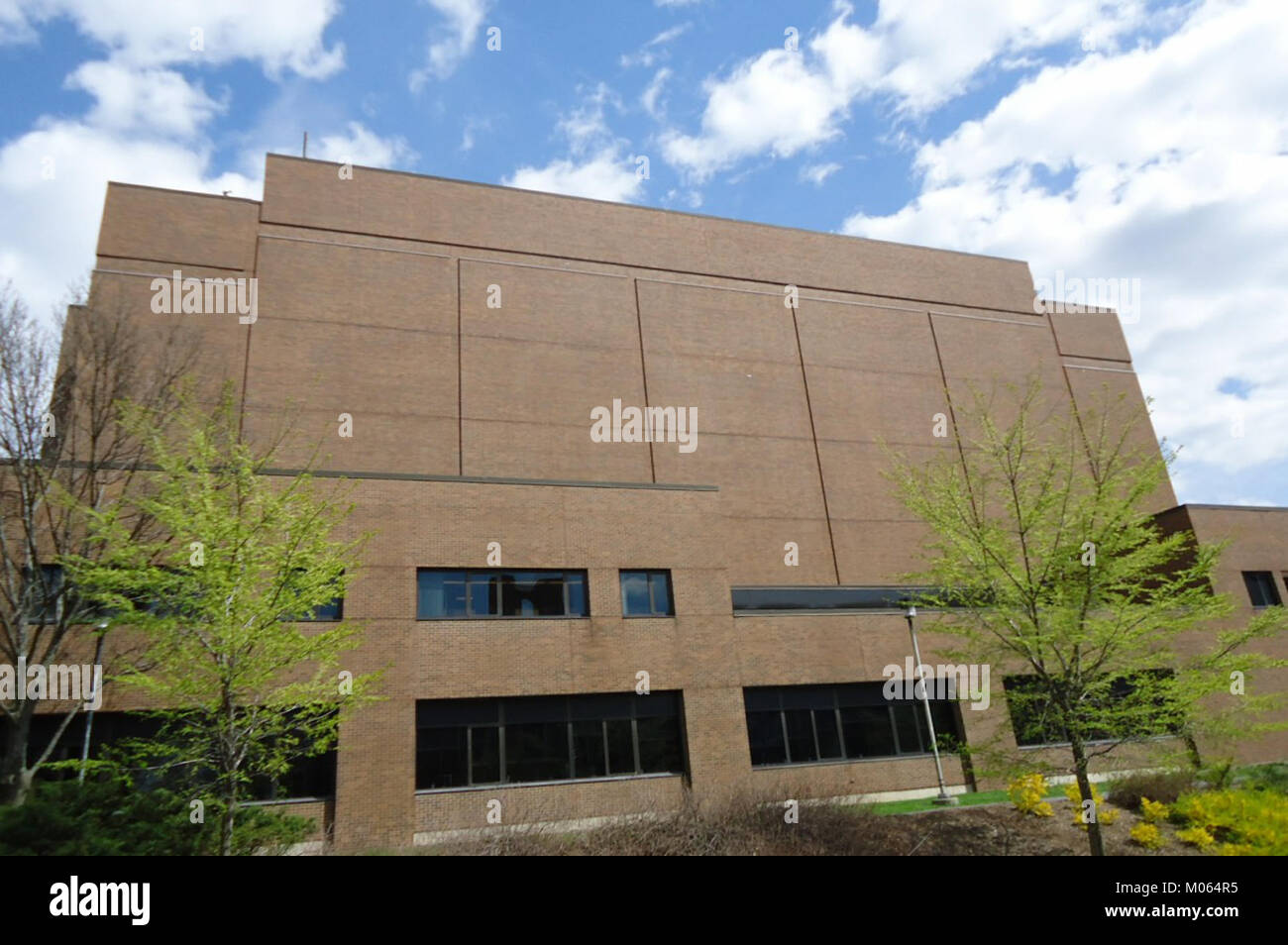 Building with blue sky background at Cornell University Stock Photo - Alamy