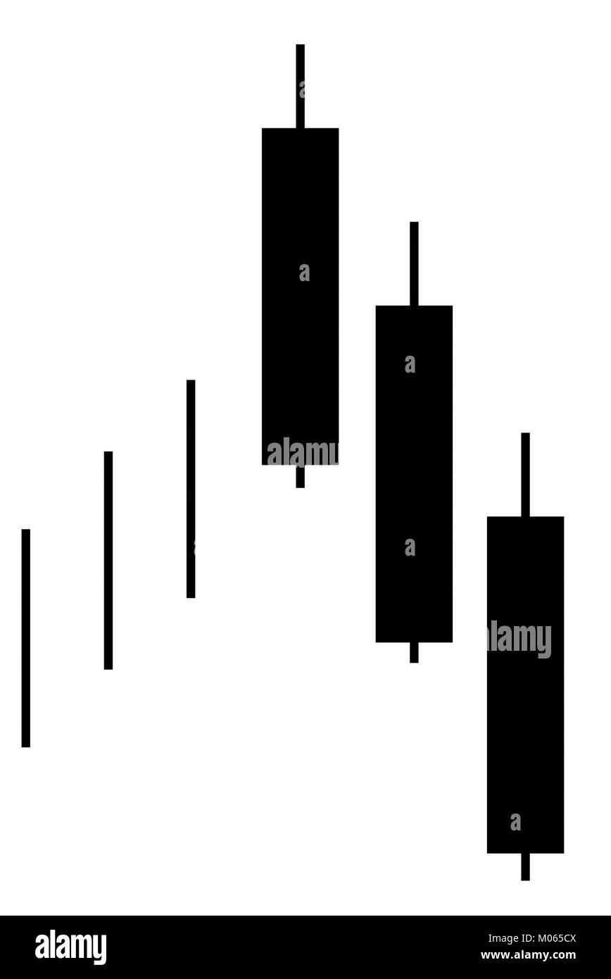 The bearish three black crows candlestick pattern is a technical ...