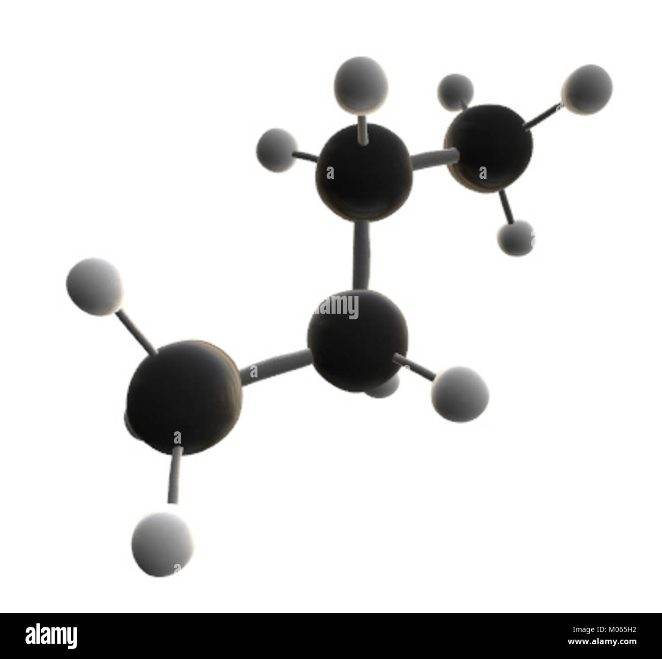 3d structure butane molecule Cut Out Stock Images & Pictures - Alamy