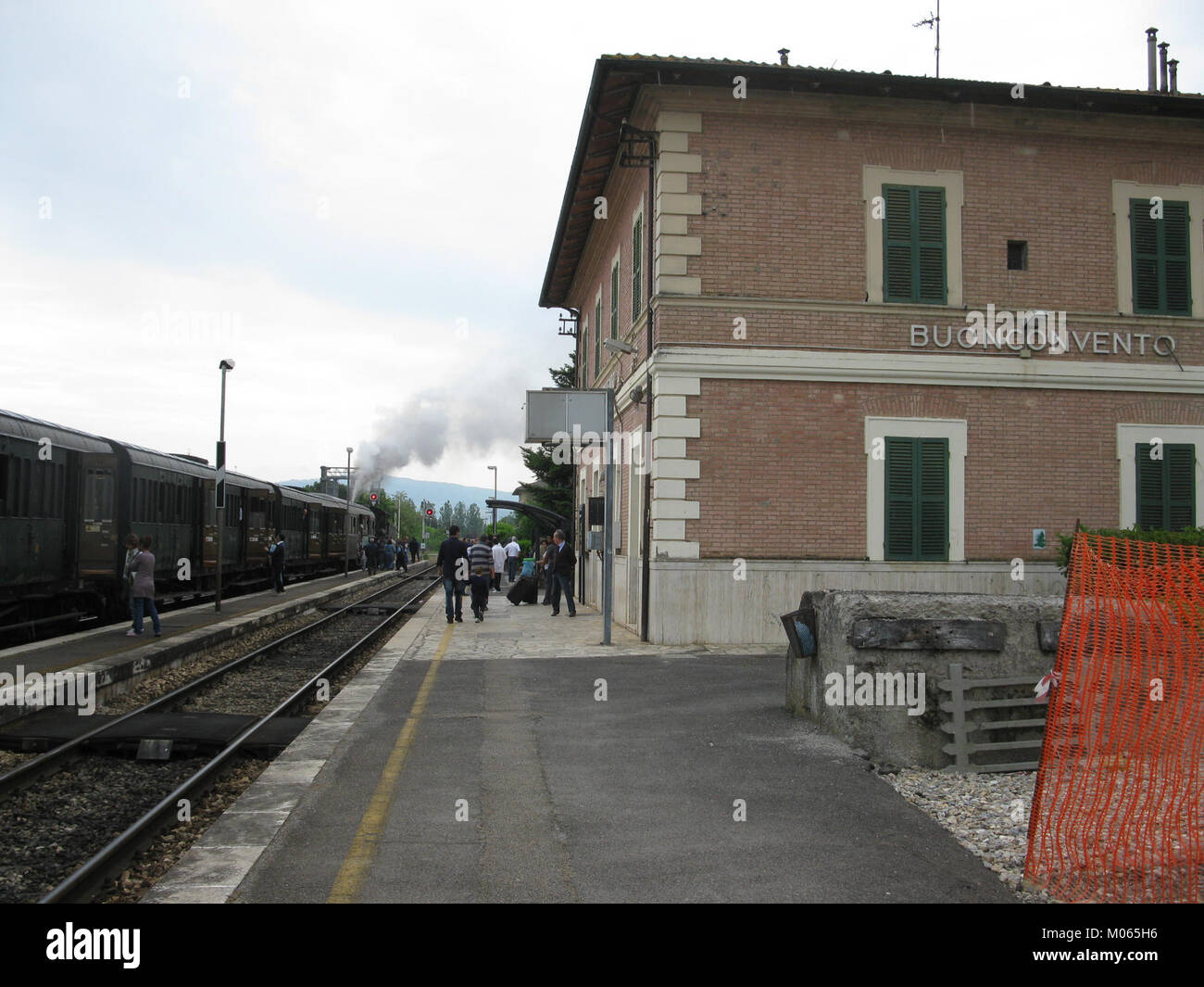 Buonconvento Railway Station is a transit hub in Tuscany, Italy ...
