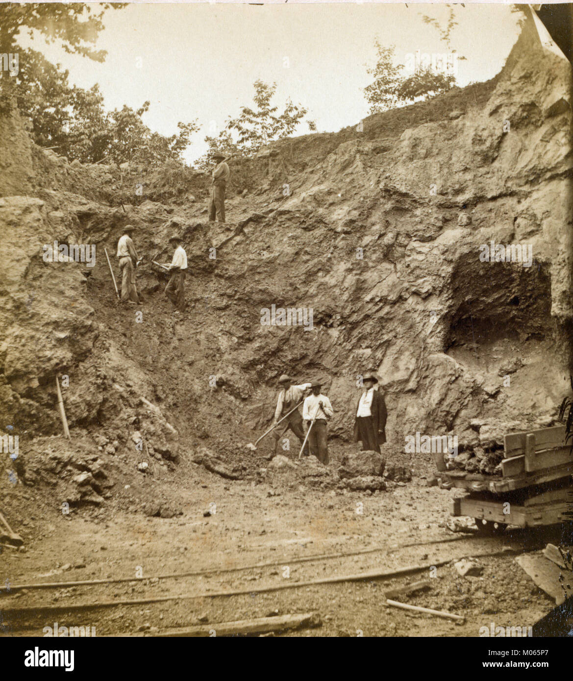 The ore bank at Elizabeth Furnace Stock Photo - Alamy