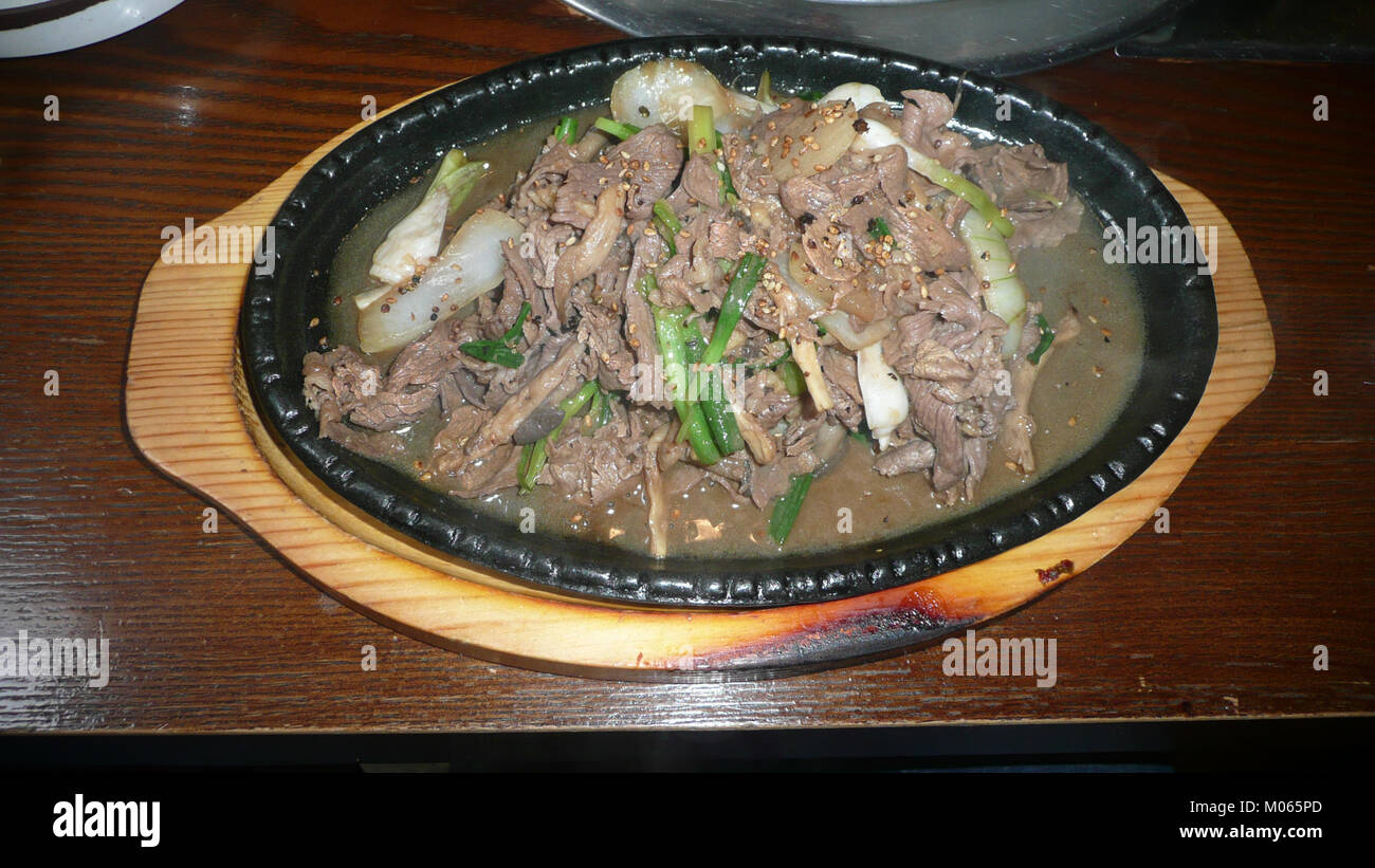Bulgogi korean food made hi-res stock photography and images - Alamy