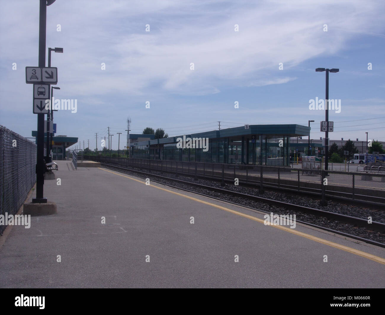 The Bronte GO Transit Station, located in Ontario, Canada, serves as a ...