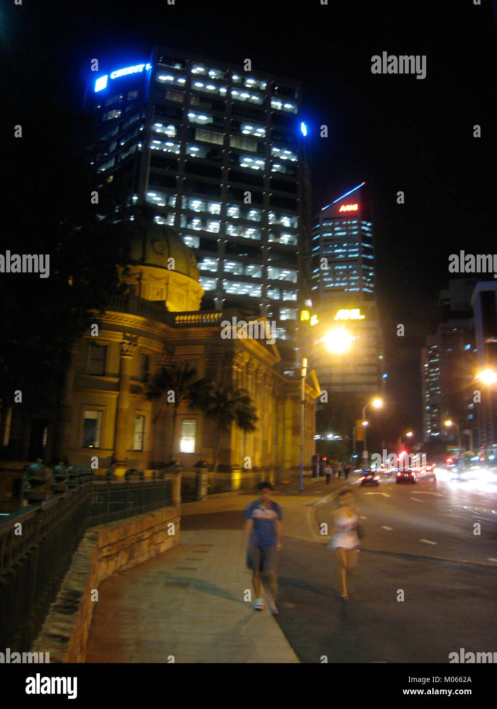 An illustration of Brisbane showing early city architecture, urban ...