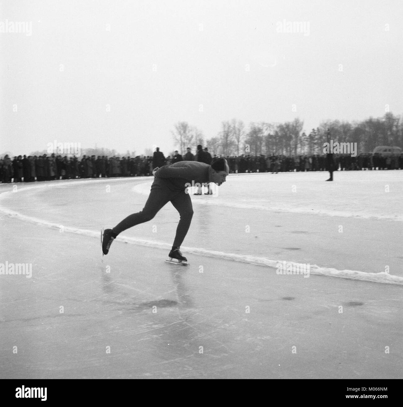 This image captures Broekman during the 10,000 meter race, a ...