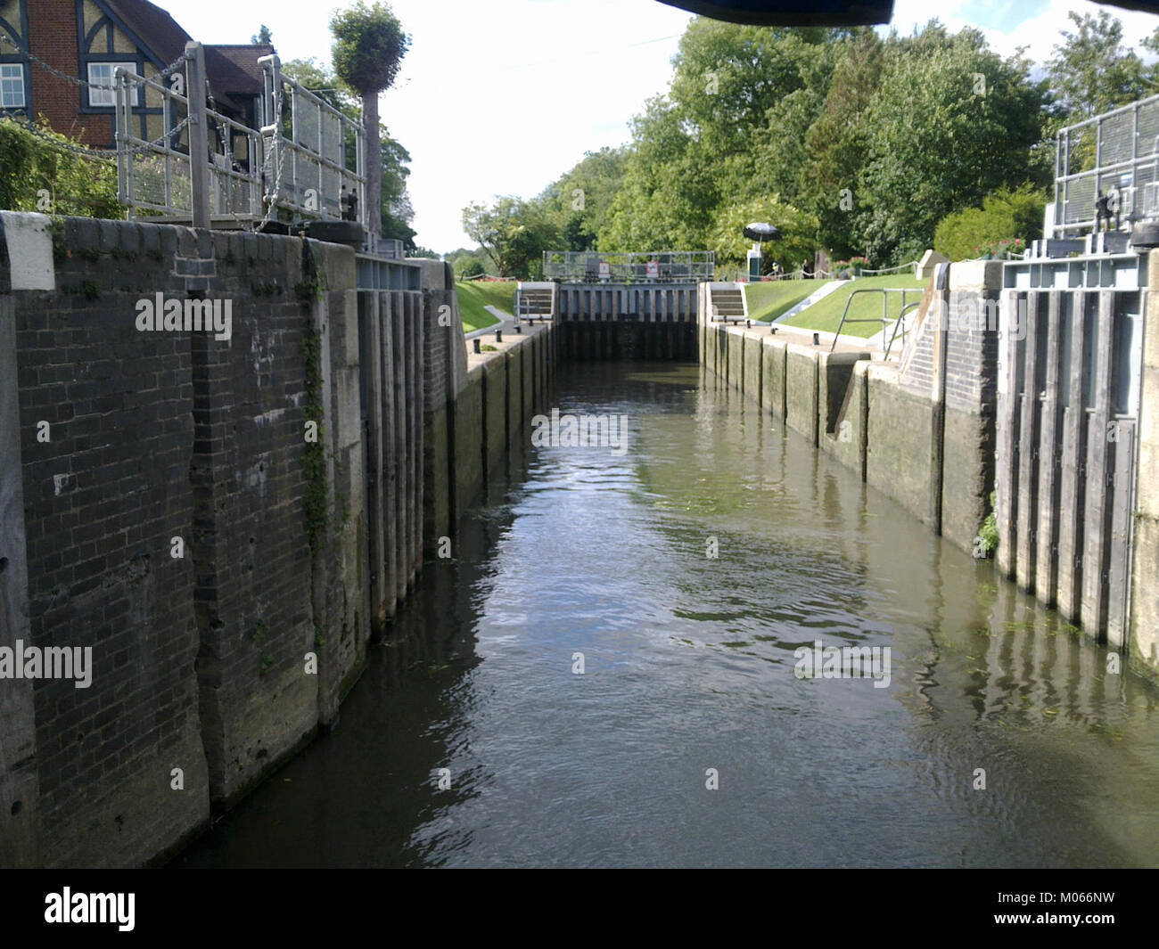 The Bray Lock on the Thames River is a historic lock used for ...
