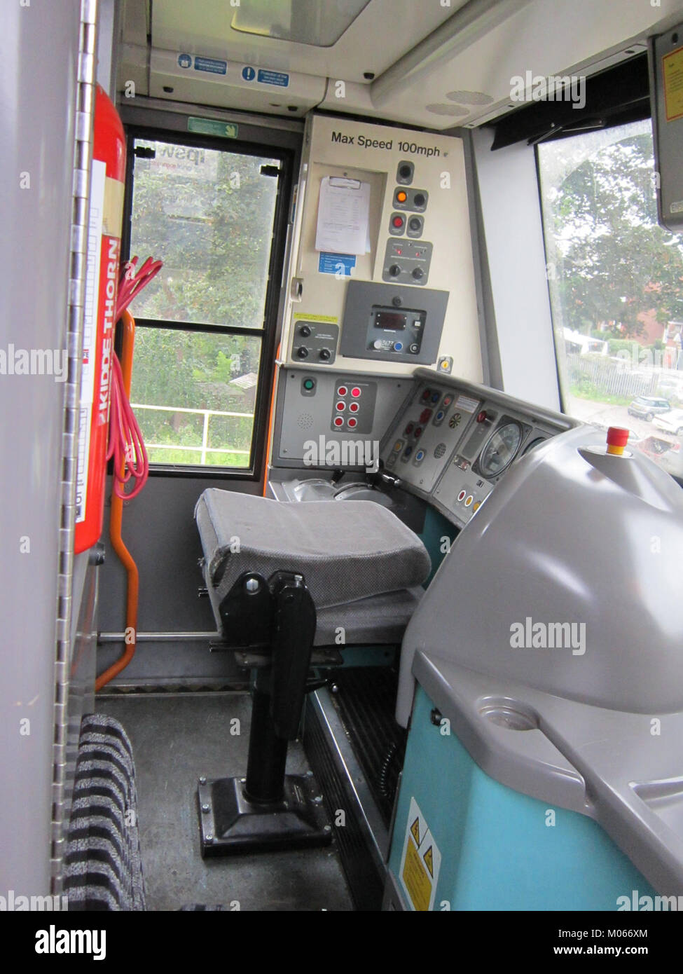 British Rail Class 170 driving cab Stock Photo - Alamy
